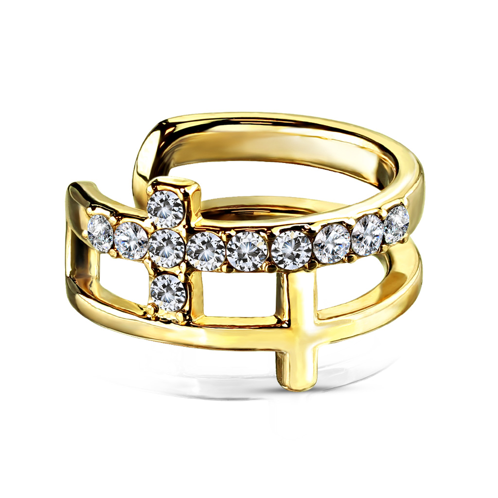 PIERCING FAKE CONCH CRUZ CRISTAIS - I Love Piercing - Loja Online de ...