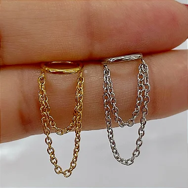 ARGOLA AÇO HÉLIX CORRENTES CLICKER - I Love Piercing - Loja Online de ...