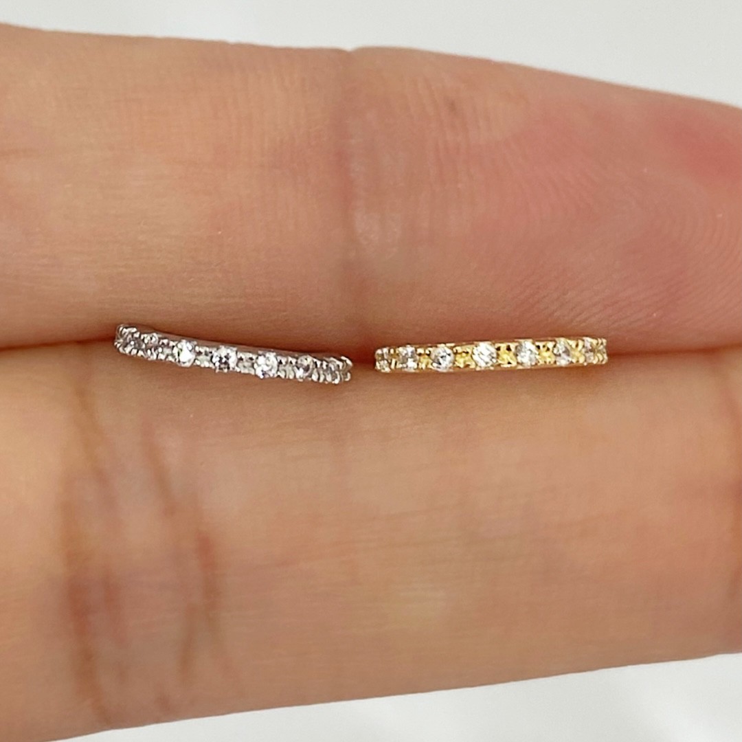 ARGOLA OURO 18K NARIZ ZIRCÔNIAS GAP - I Love Piercing - Loja Online de ...