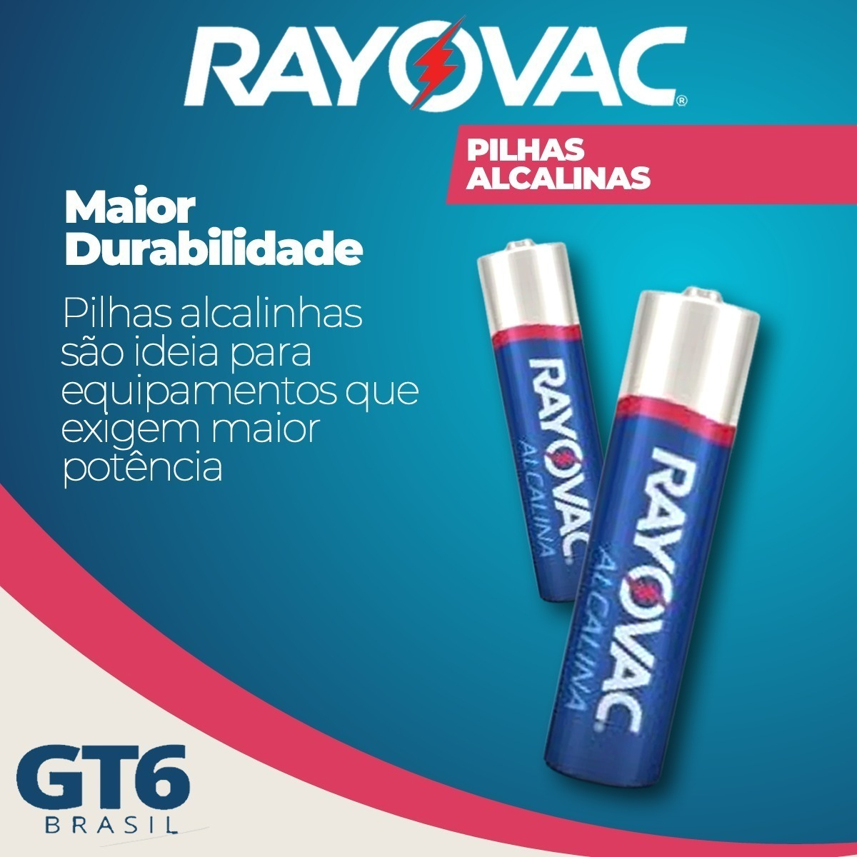 Pilha Alcalina Rayovac AAA2 - Tubo com 16 Cartelas de 2 pilhas (32 ...