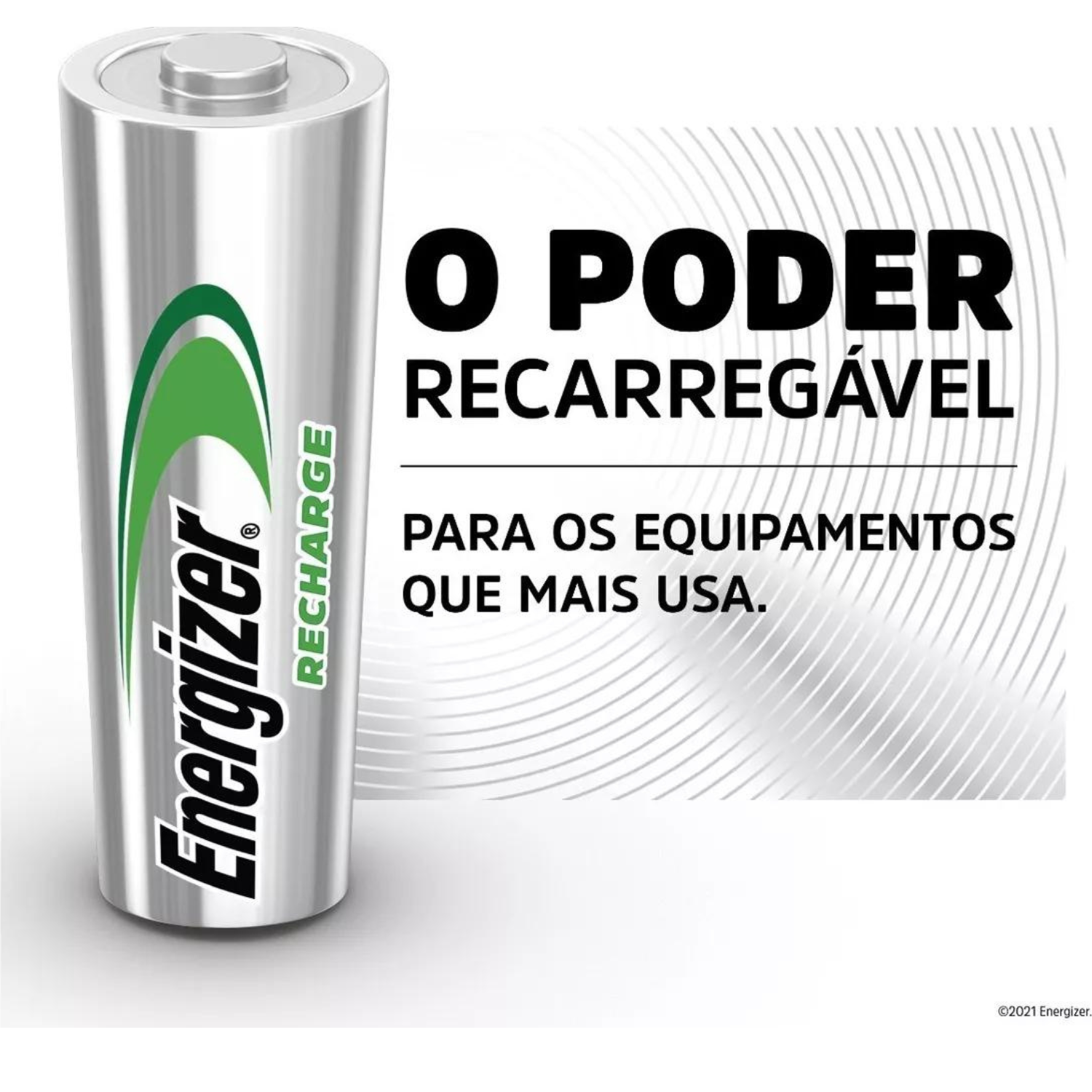 Pilha Recarregável Energizer Universal Aa - 2 Pilhas - Alta Qualidade e ...