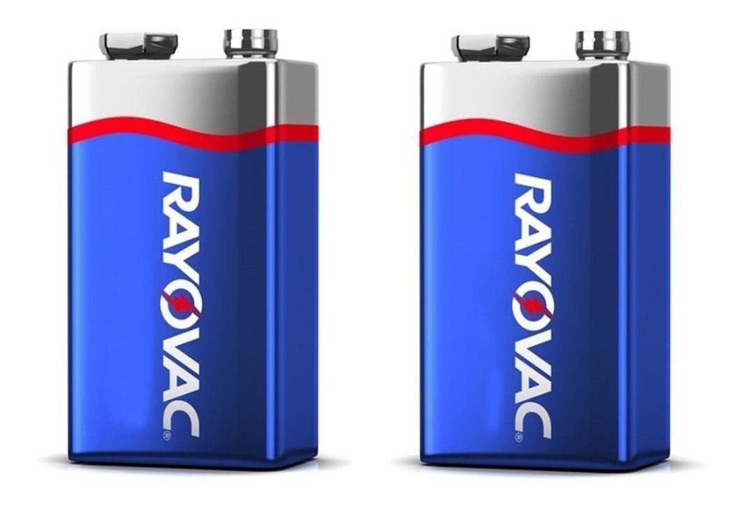 Bateria Alcalina Rayovac 9V - Cartela com 2 Baterias - Alta Qualidade e ...