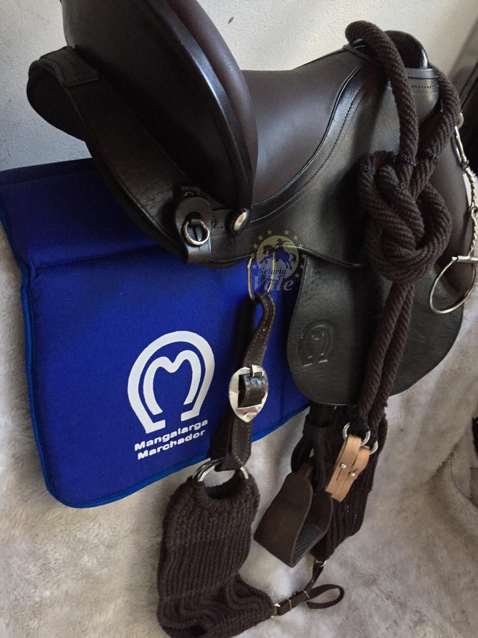 Sela top Azul Marrom - Selaria Vale