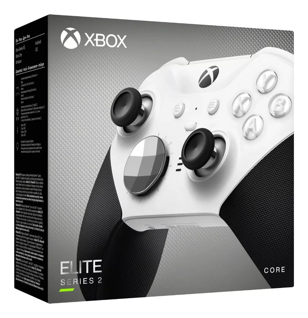Controle Microsoft Xbox Elite Series 2 Core Branco Troco Jogo Sudoeste