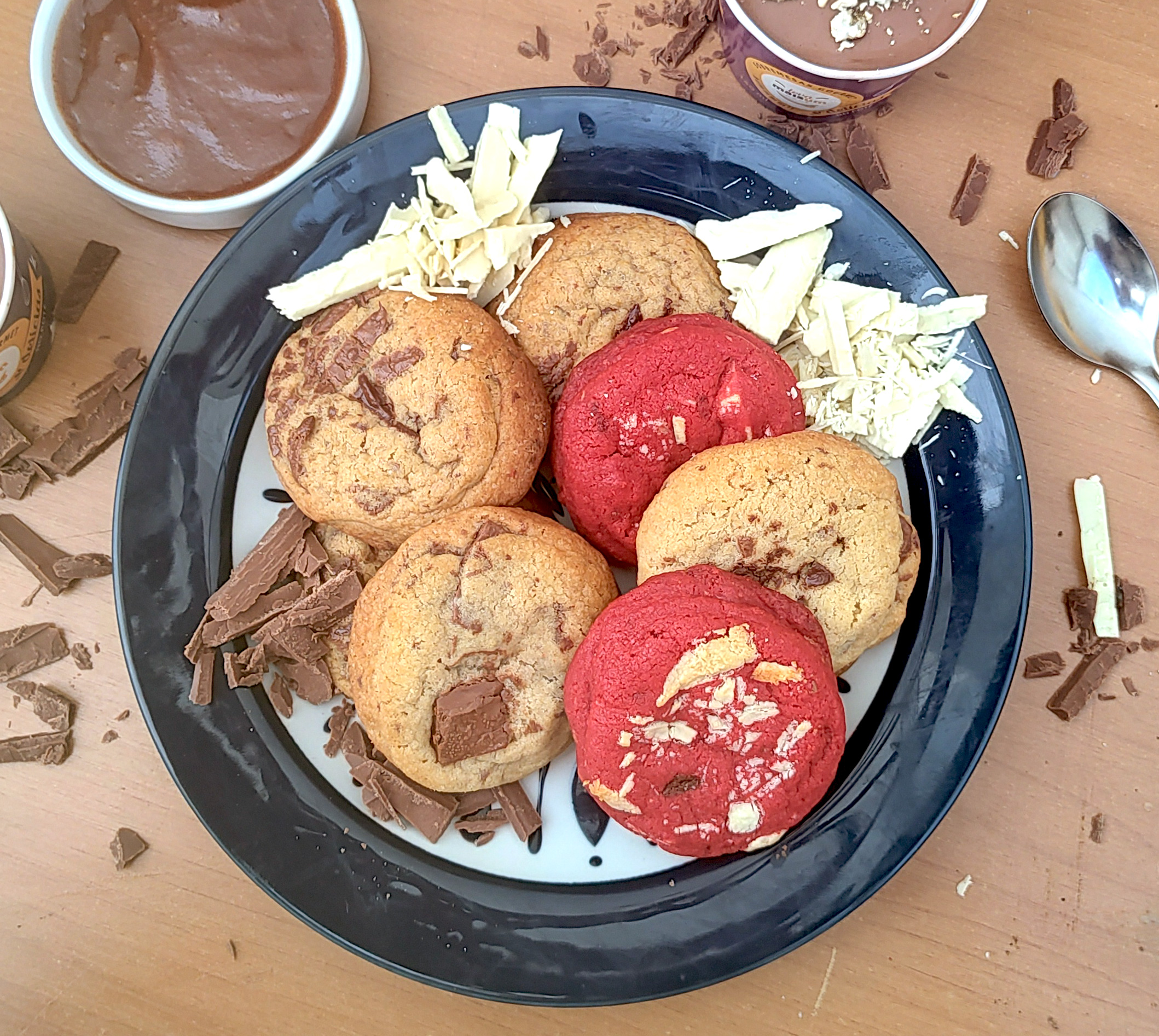 cookie com sorvete, cookie congelado, cookie servir - Petit gâteau ...