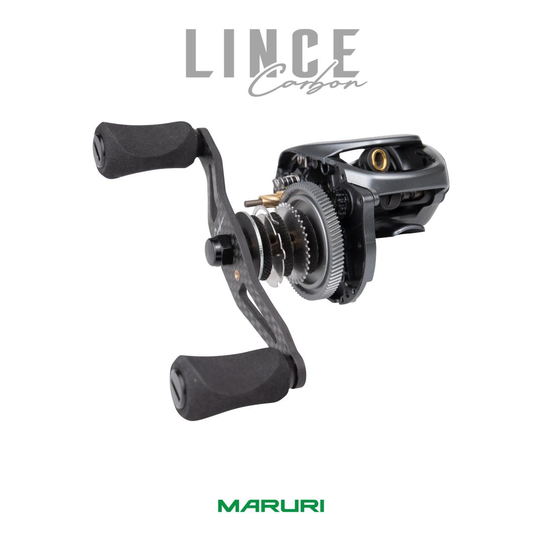 Carretilha Lince Carbon 135g 8.3:1 Drag 7Kg Maruri - Loja de pesca on ...