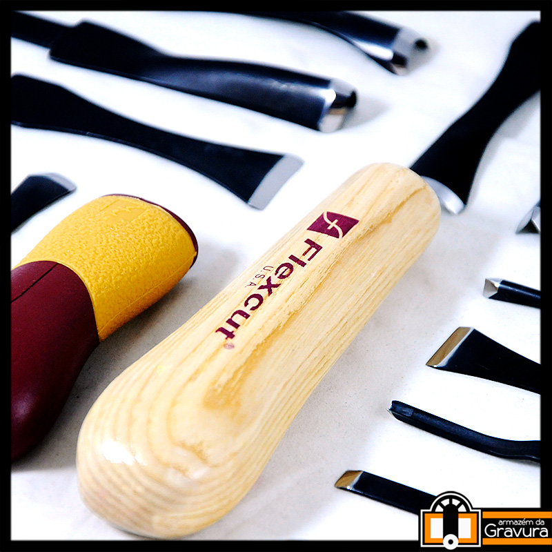 Jogo de 21 ferramentas Deluxe para entalhe e escultura FlexCut (SK108 ...