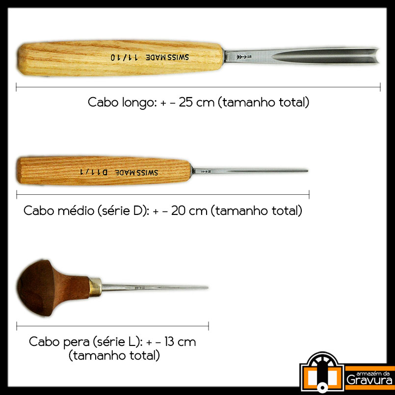 15 - V 45° Cabo Longo Pfeil - Armazém da Gravura - materiais para ...