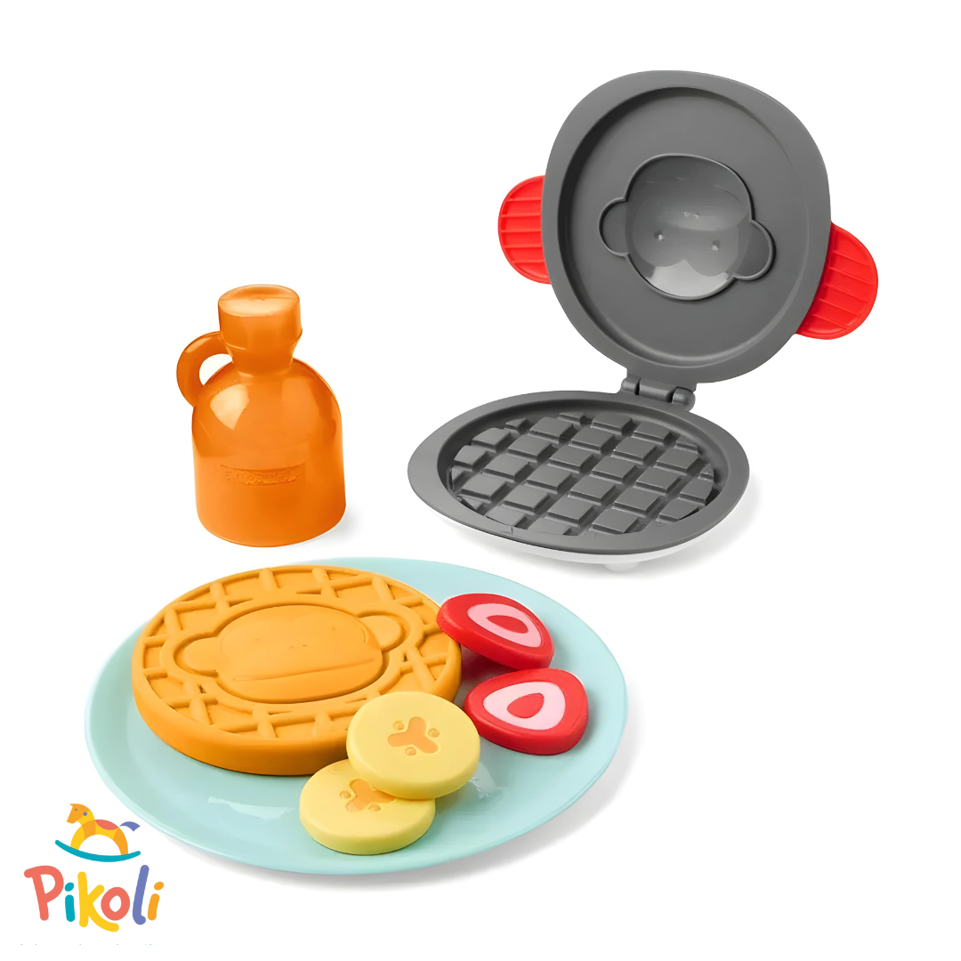 Coleção Comidinhas - Monte Seu Waffle - Pikoli Brinquedos Educativos