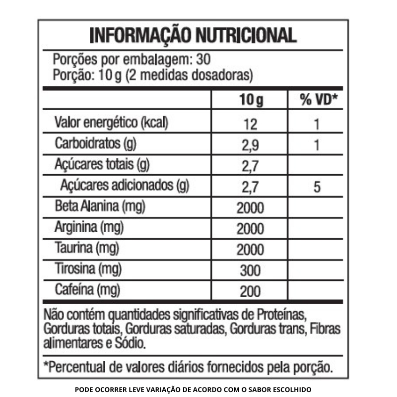 Opus Dei Pré Treino Pre-Workout (300g) FTW - B2S DISTRIBUIDORA