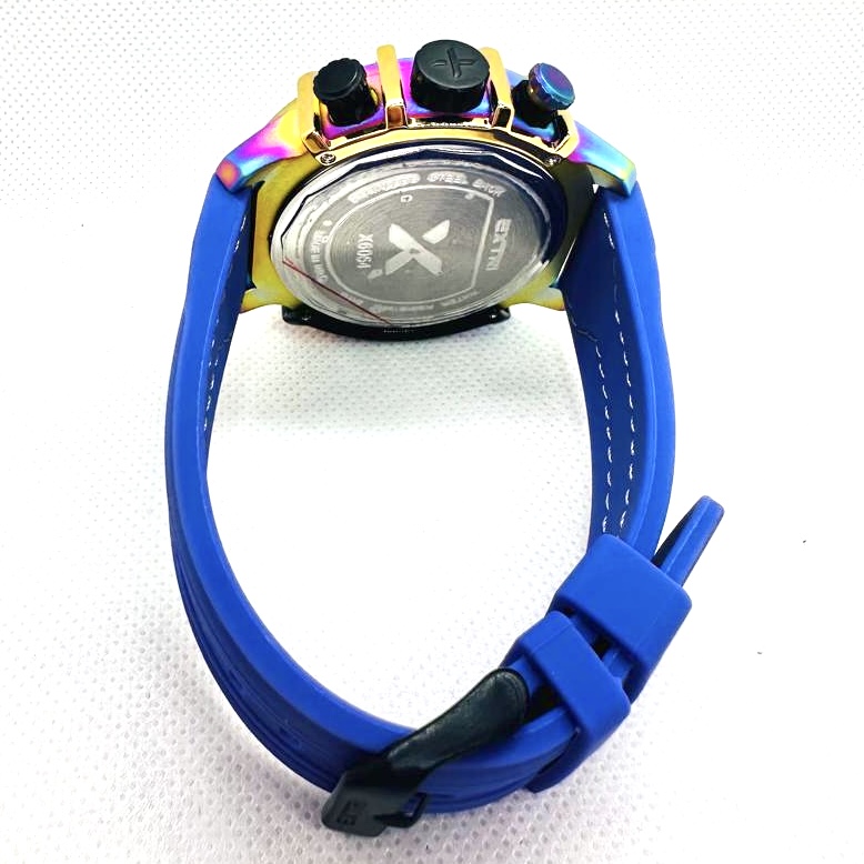 Relógio masculino linha original Extri X6054 Pulseira de borracha a prova d’água 40m - VMAX ATACADO