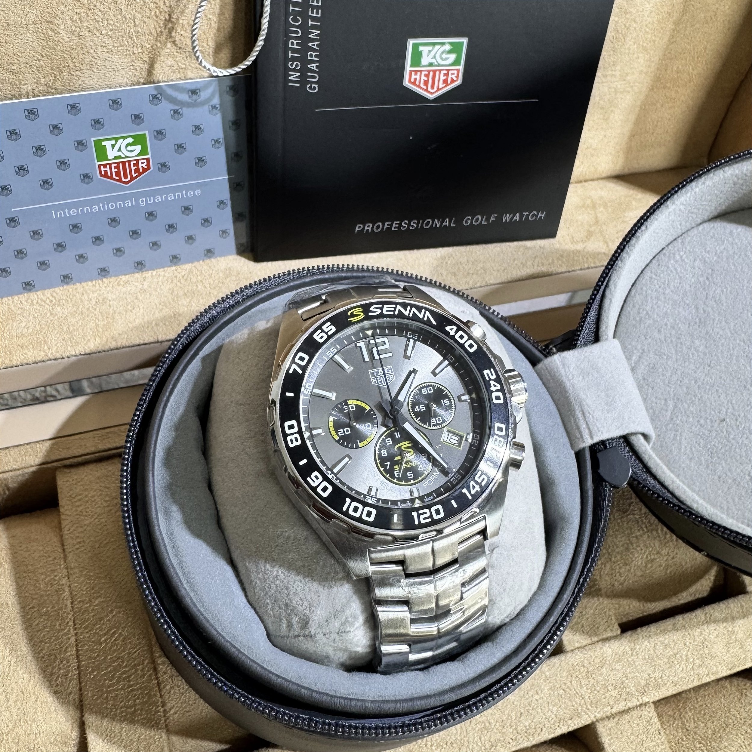 Tag Heuer Formula 1 Chronograph x Senna Automático Ref. CAZ201D.BA0633 ...
