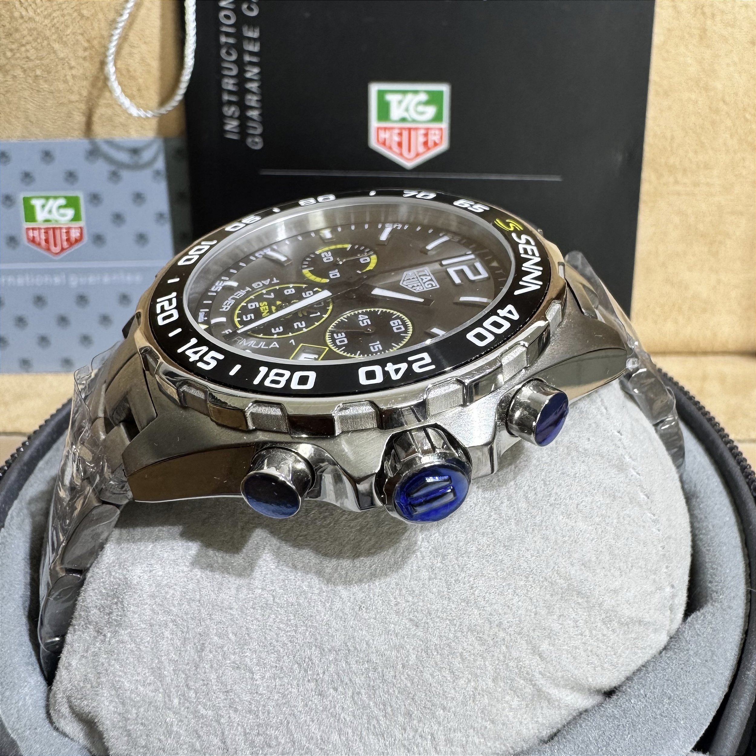Tag Heuer Formula 1 Chronograph x Senna Automático Ref. CAZ201D.BA0633 ...