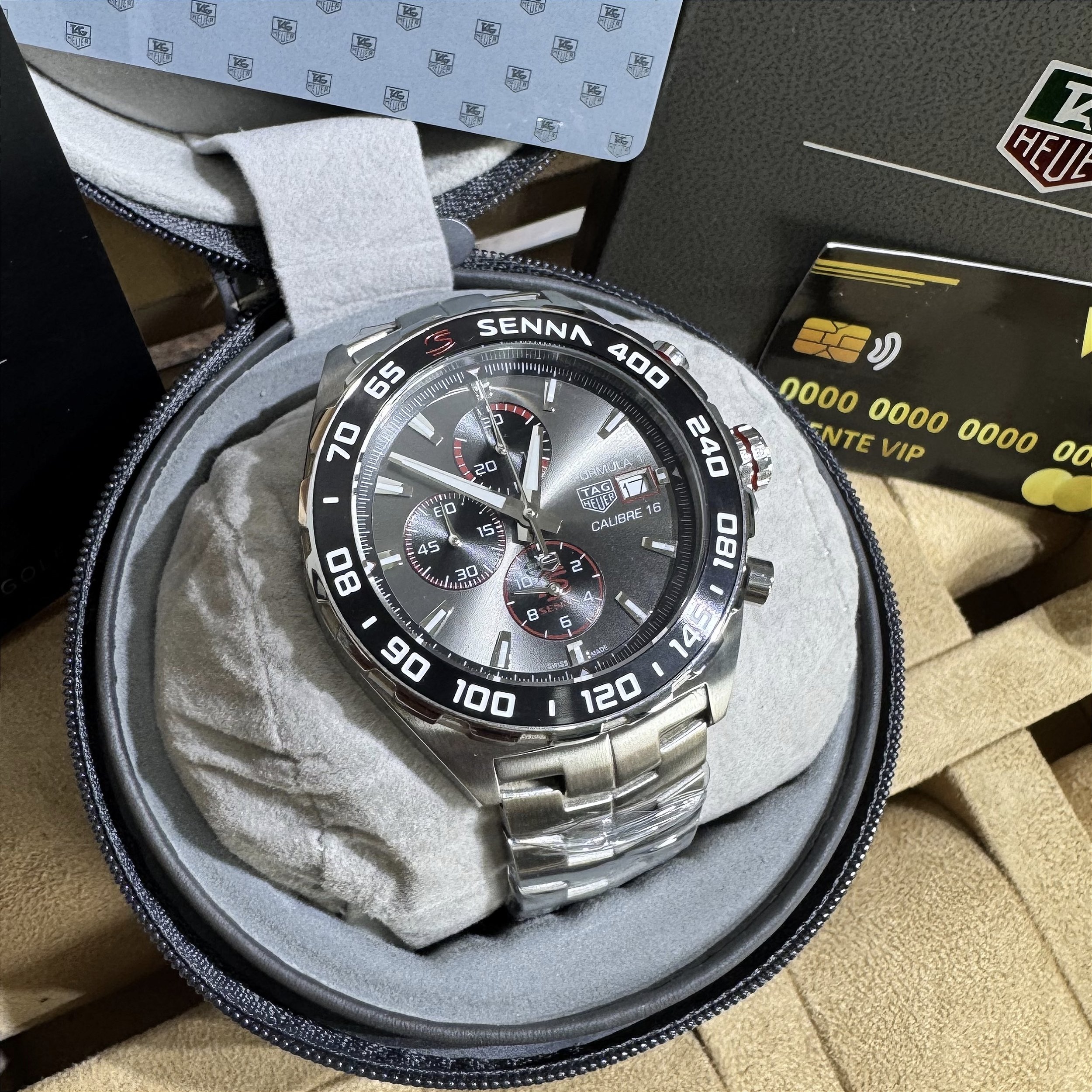 Tag Heuer Formula 1 Chronograph x Senna Ref.CAZ201D.BA0633 - VMAX ATACADO