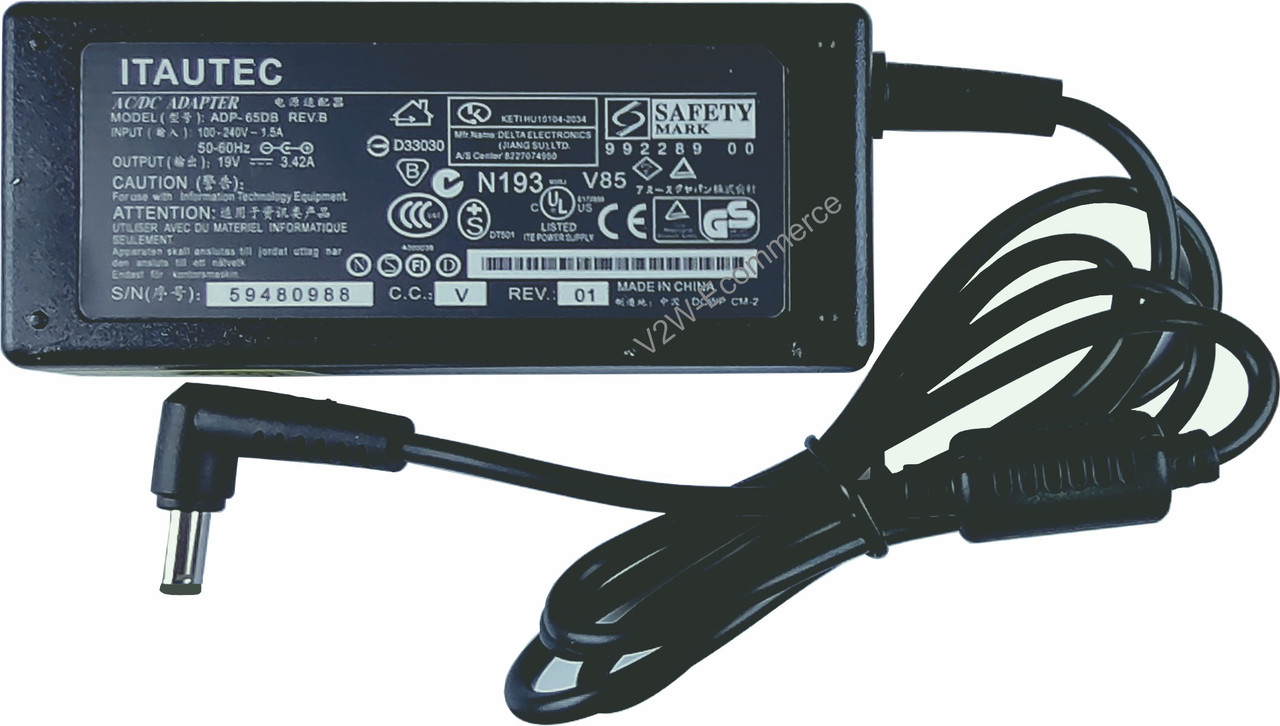 Fonte Para Notebook Itautec Infoway N8330 | 5,5 X 2,5 mm | Atacadão das ...