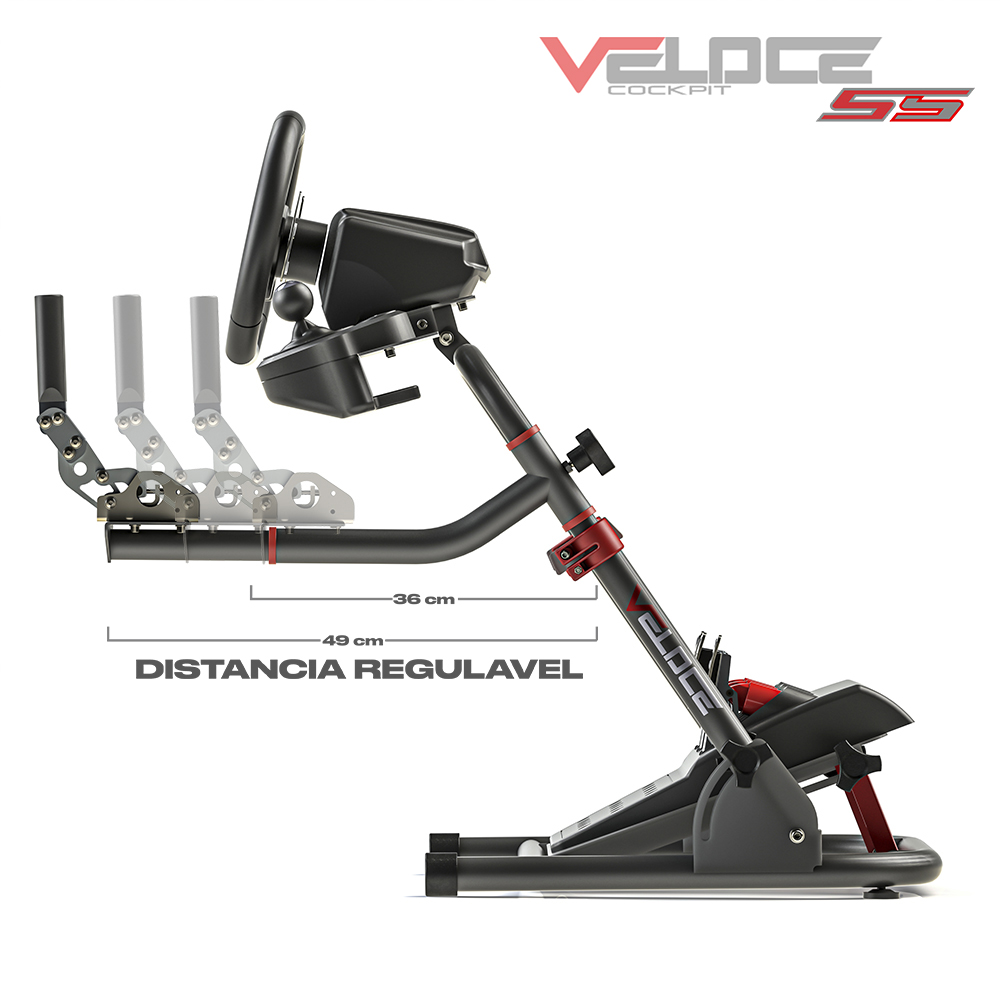 VELOCE SS - Suporte baixo para câmbios Logitech G923 / G29 / G920 / G27 ...