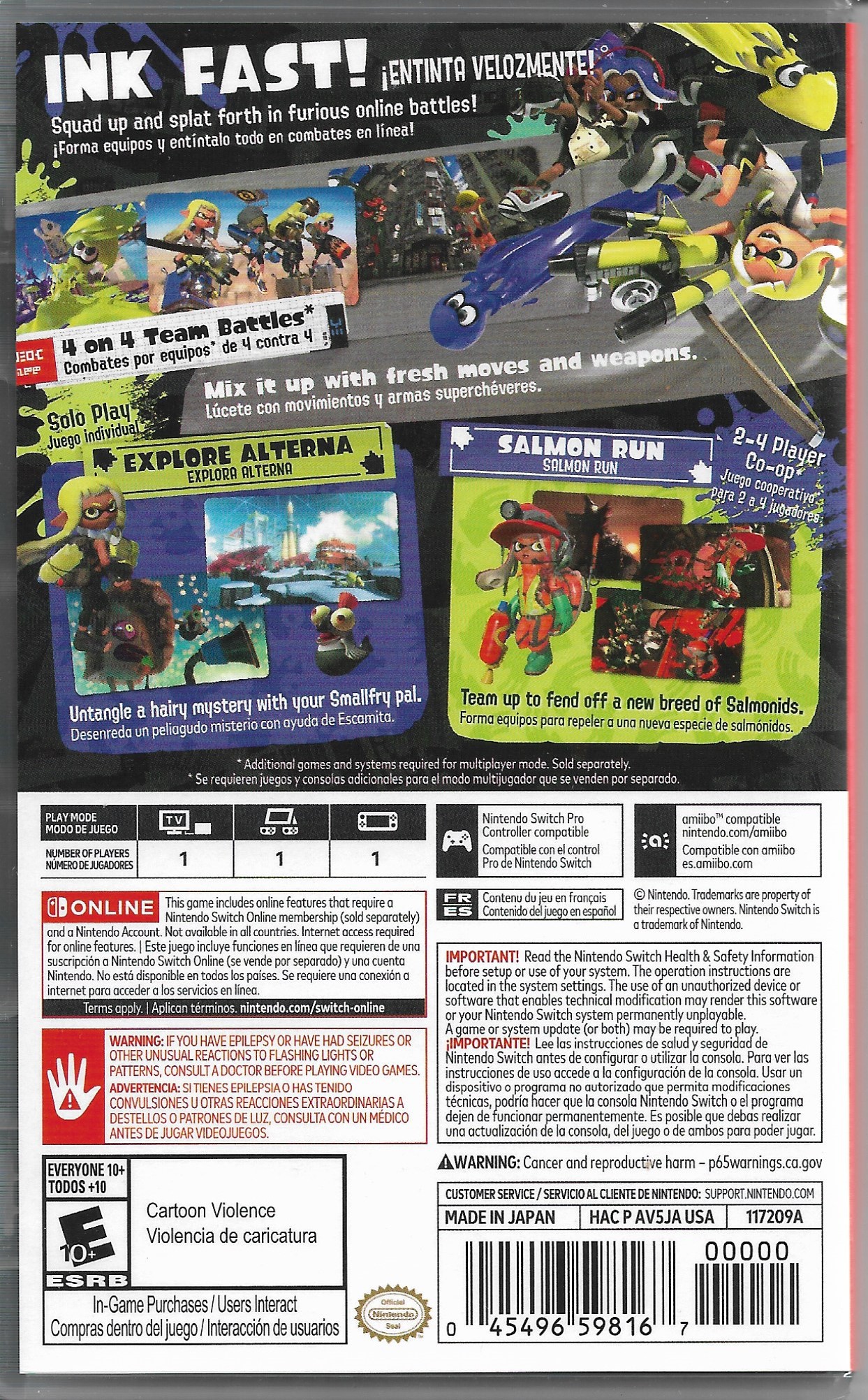 Splatoon 3 Nintendo Switch - Cadê Meu Jogo