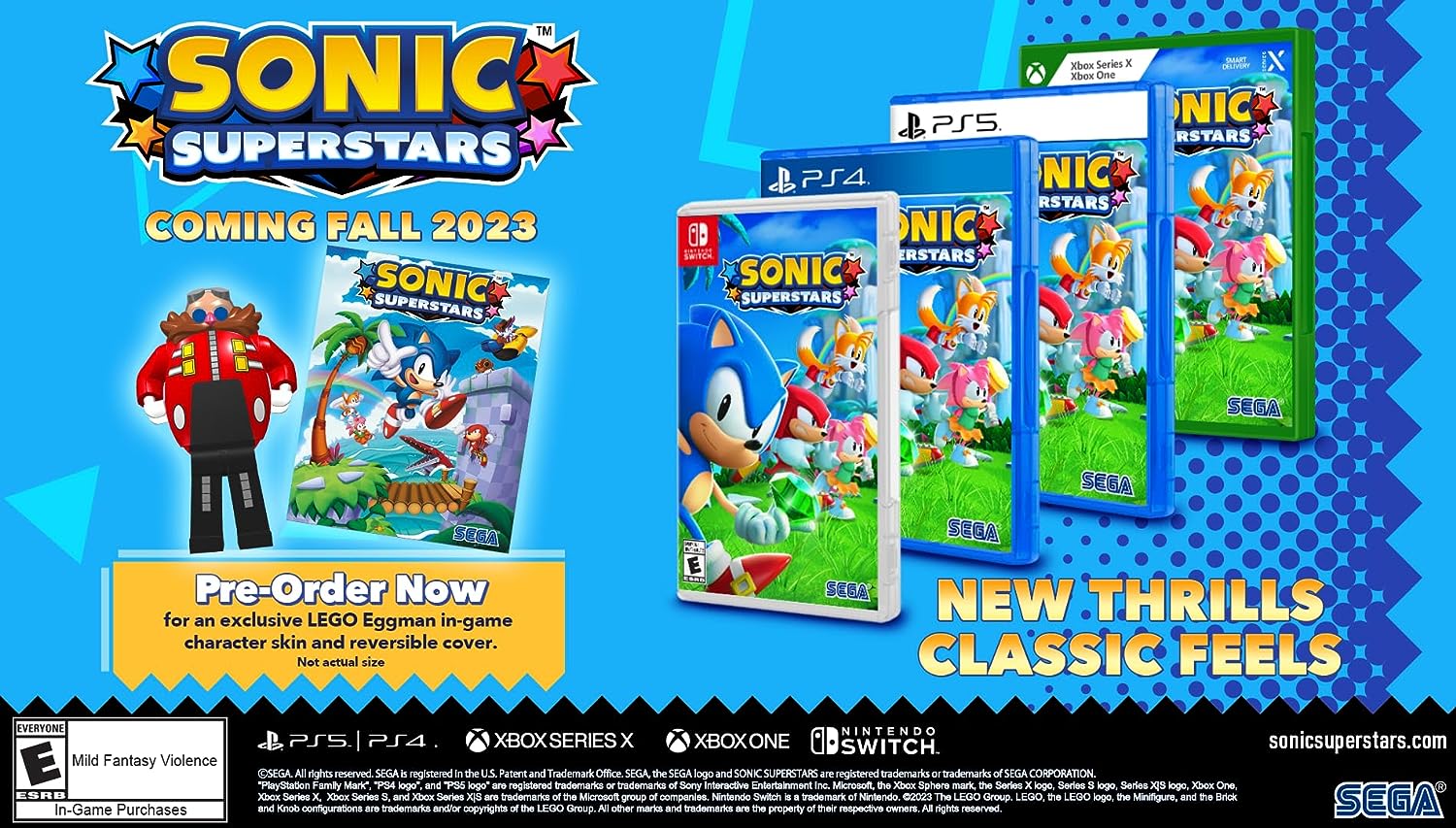 Sonic Superstars Nintendo Switch - Cadê Meu Jogo