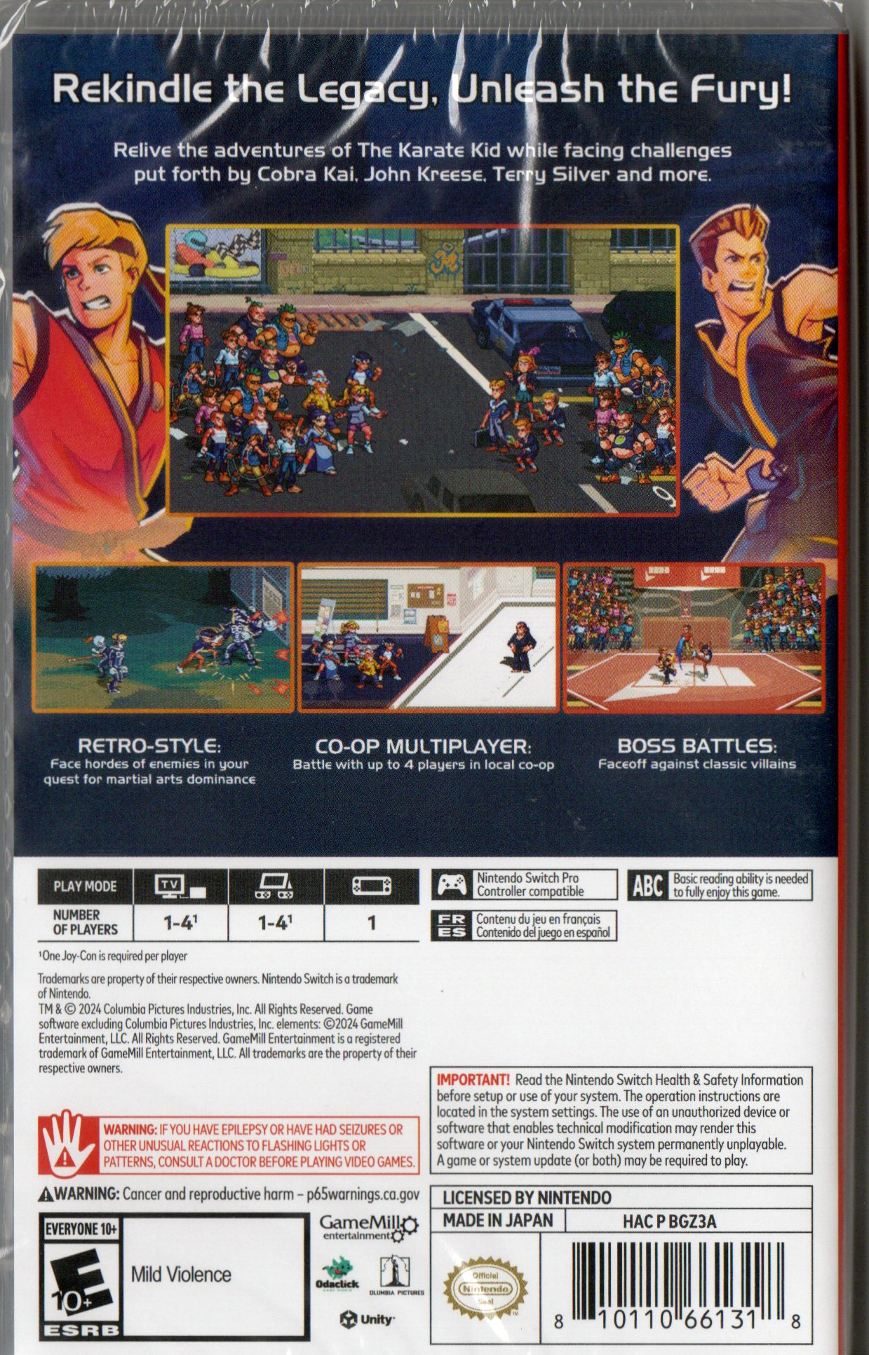 The Karate Kid: Street Rumble Nintendo Switch - Cadê Meu Jogo