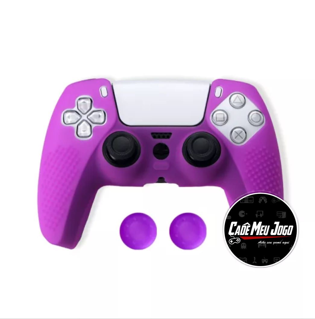 Capa de Silicone Para Controle PS5 Dualsense - Cadê Meu Jogo