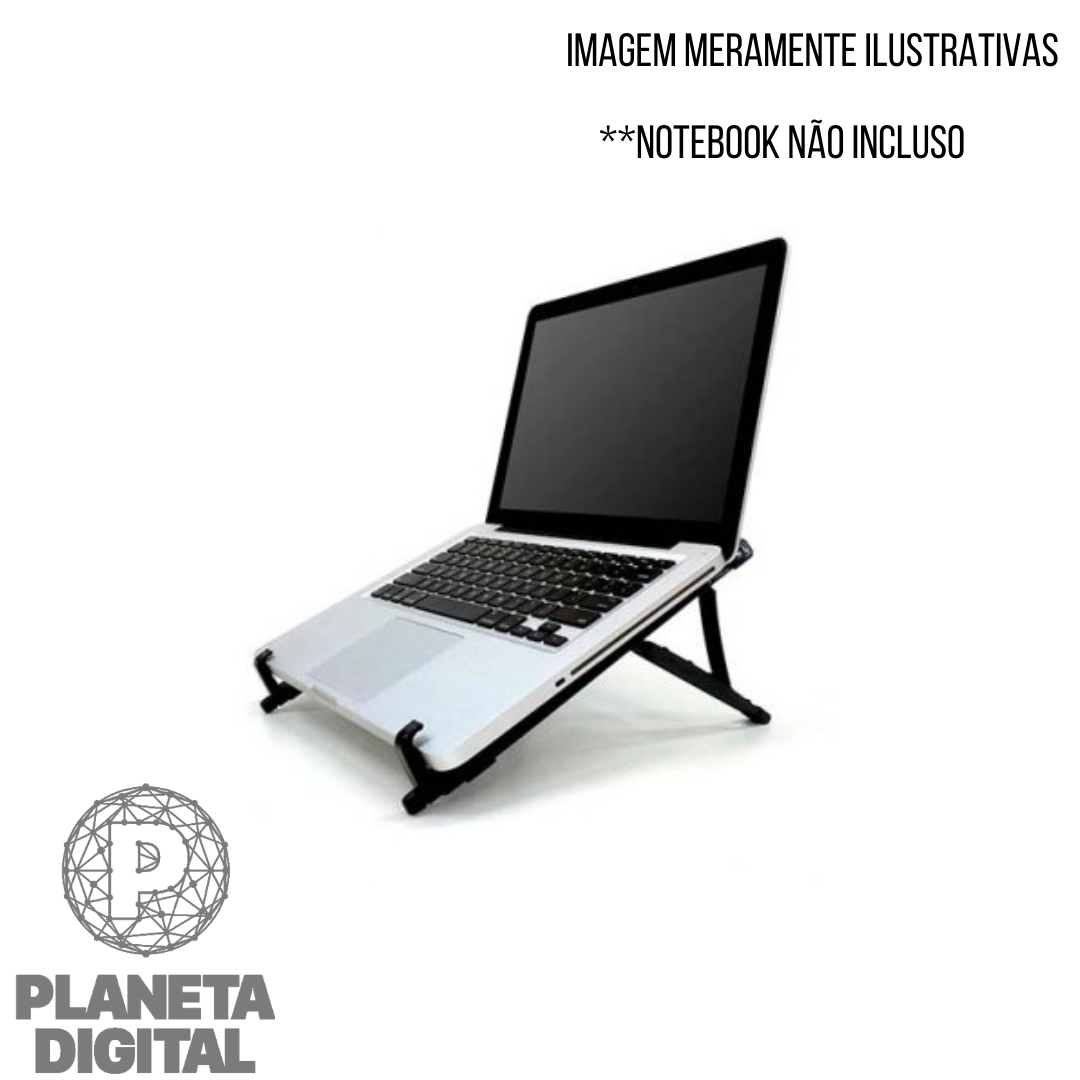 Suporte para Notebook Ergonômico Confortavél 5 Níveis de Altura ...