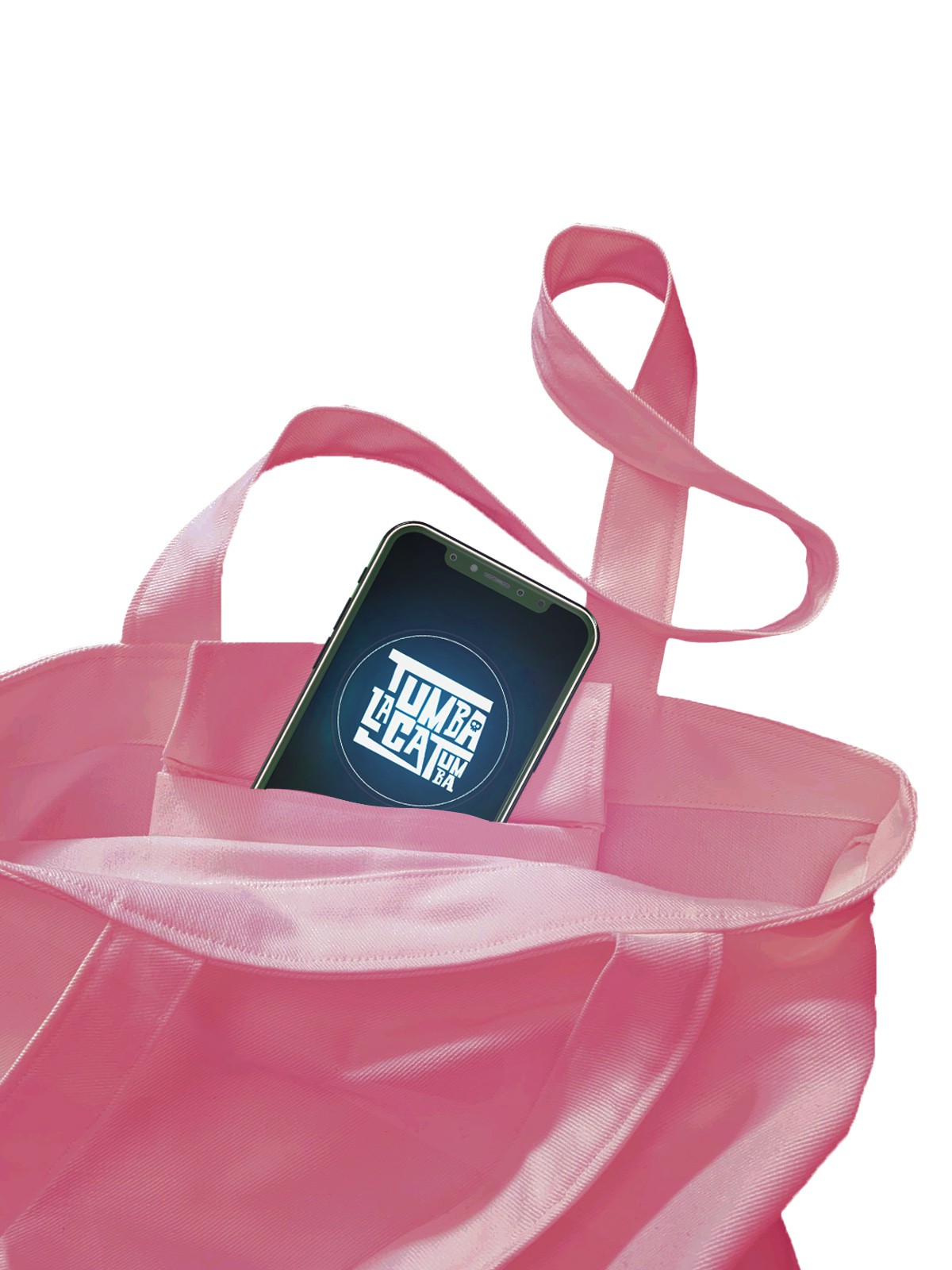 Ecobag Rosa com Bolso Pantera Cor de Rosa - Tumbalacatumba Store