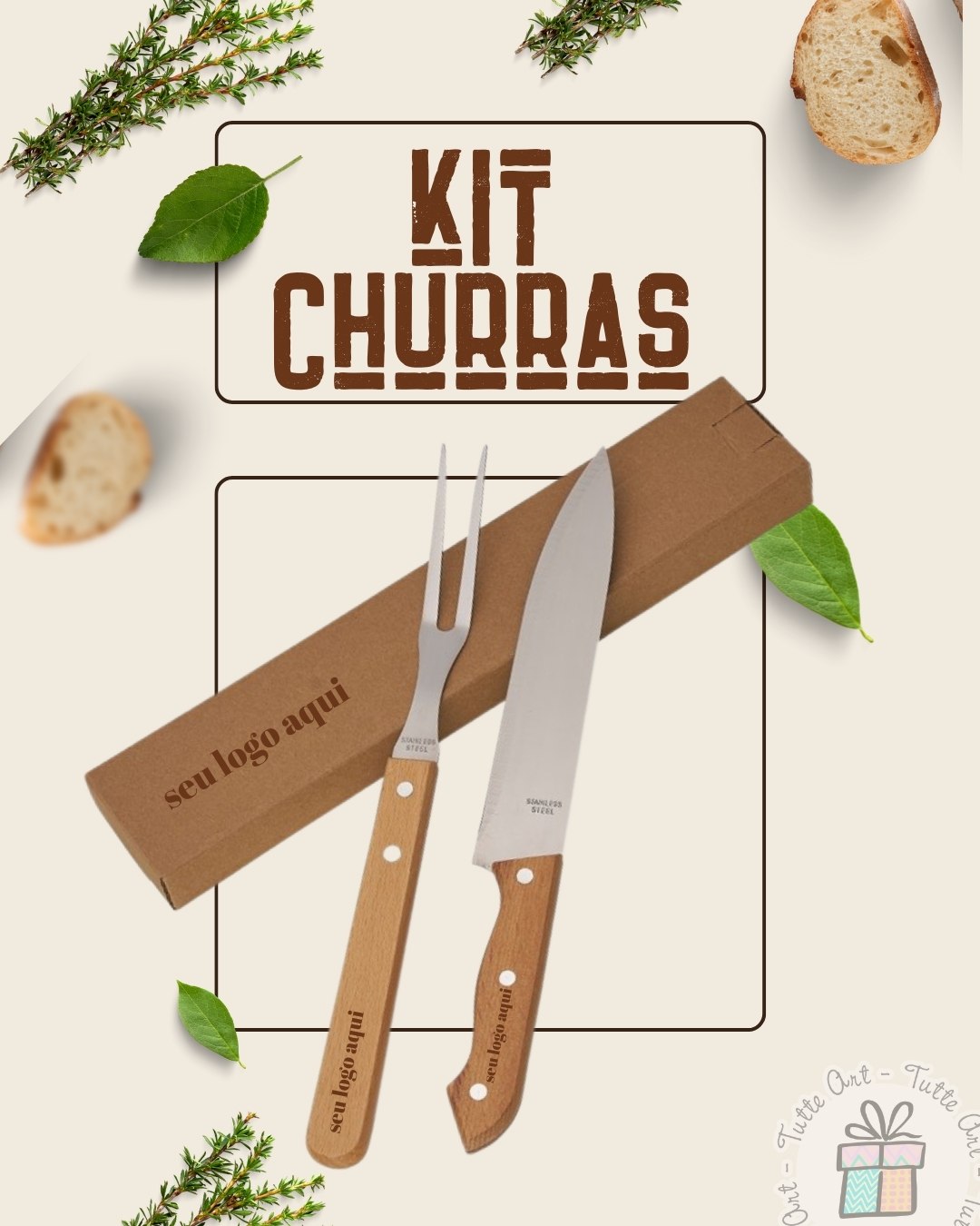 Kit Churrasco dia dos Pais - Tutte Art Personalizados
