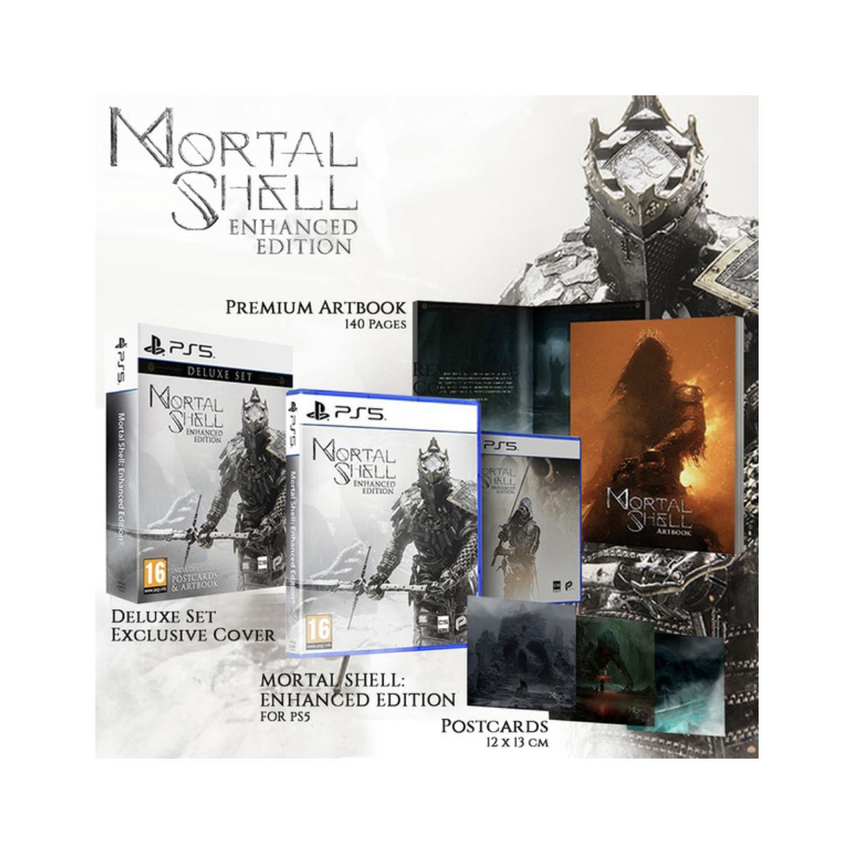 Mortal Shell Enhanced Edition Deluxe Set - PS5 - Game Games - A Loja ...
