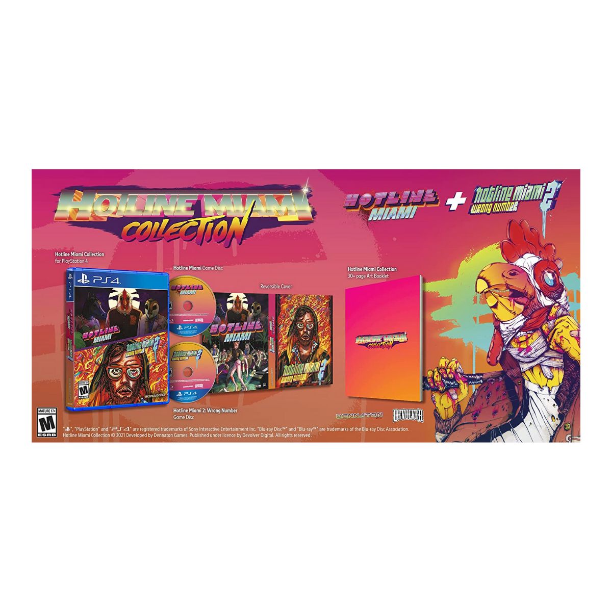 Hotline Miami & Hotline Miami 2 Wrong Number - PS4 - Game Games - A ...