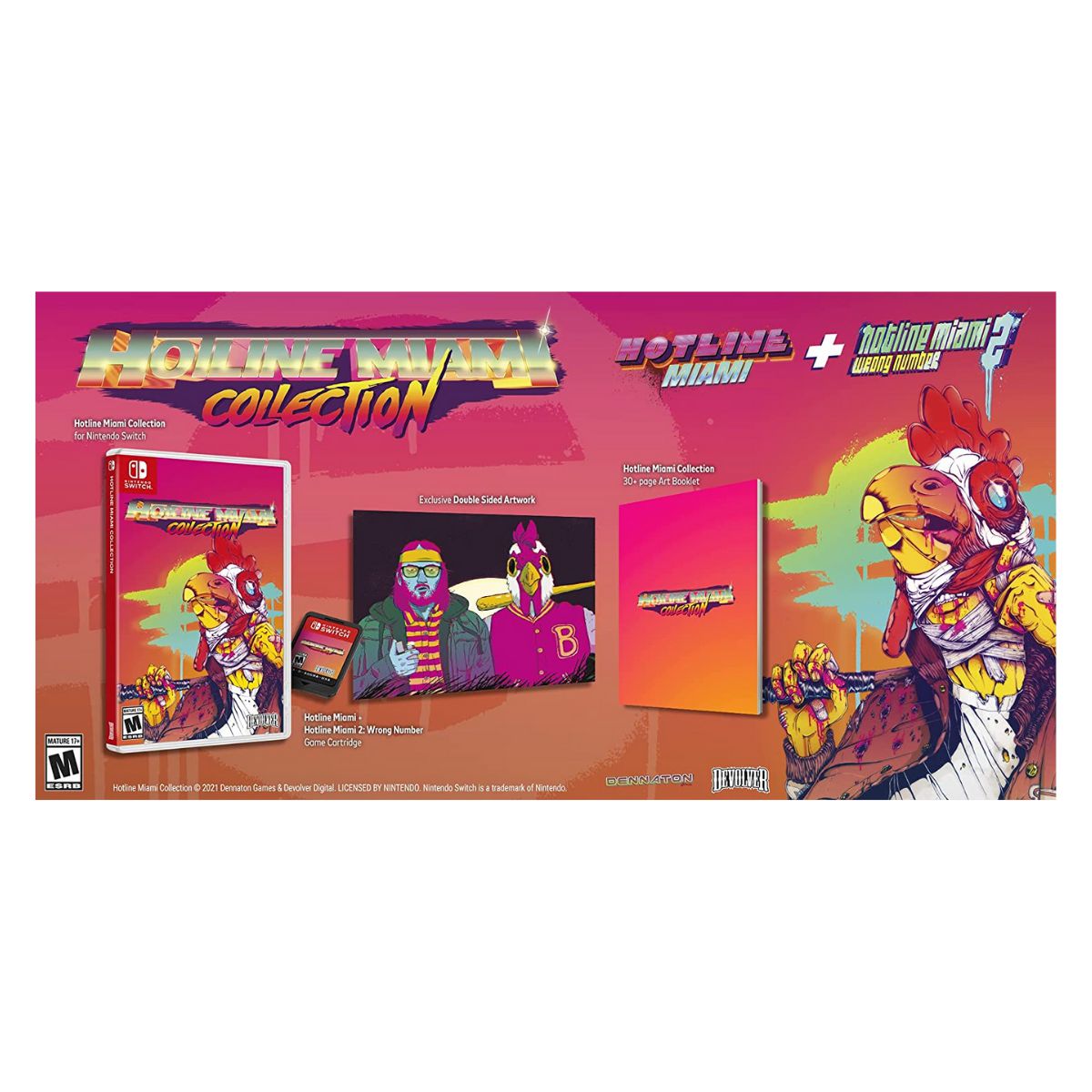 Hotline Miami Collection - Switch - Game Games - A Loja Mais POP do ...