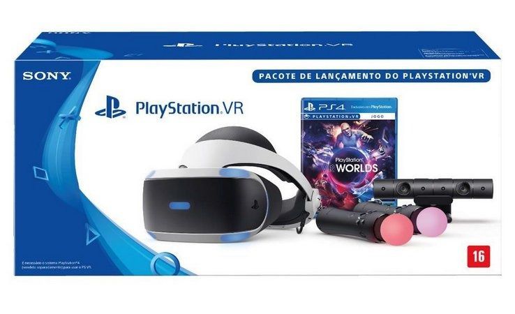 PlayStation VR Launch Bundle Worlds ZVR2 - Óculos Realidade Virtual - Game Games - A Loja Mais ...
