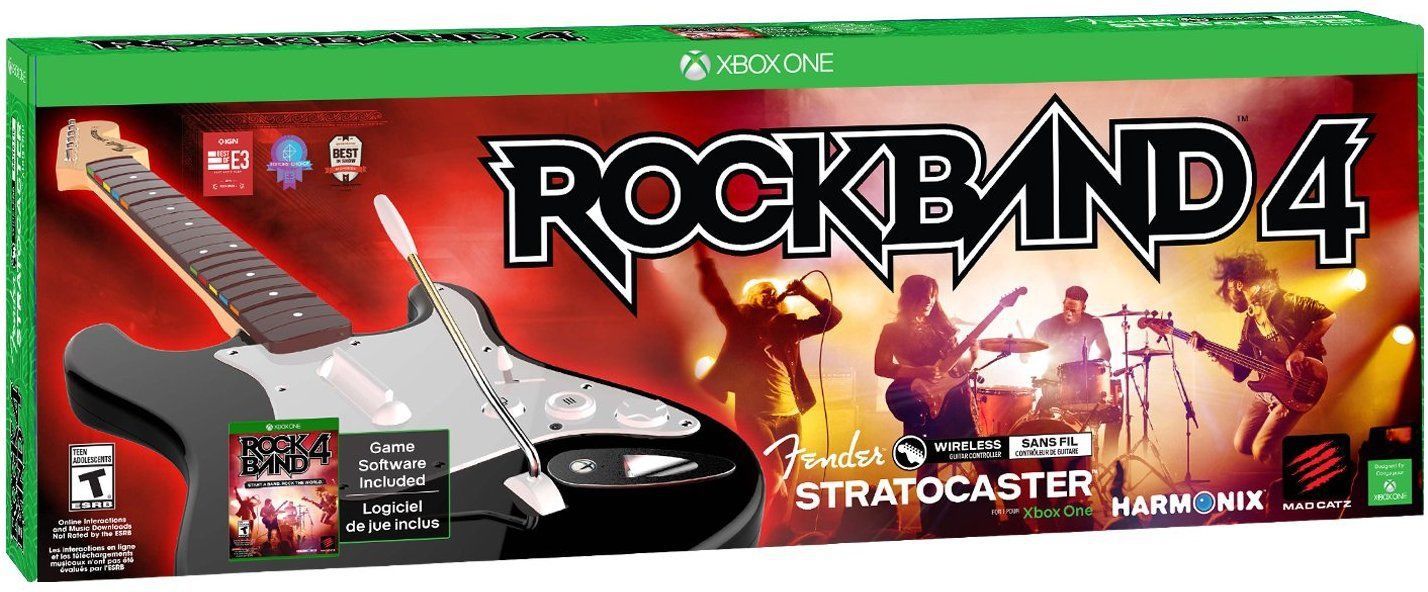 Rock Band 4 Wireless Guitar Bundle (Jogo + Guitarra) Xbox One - Game ...