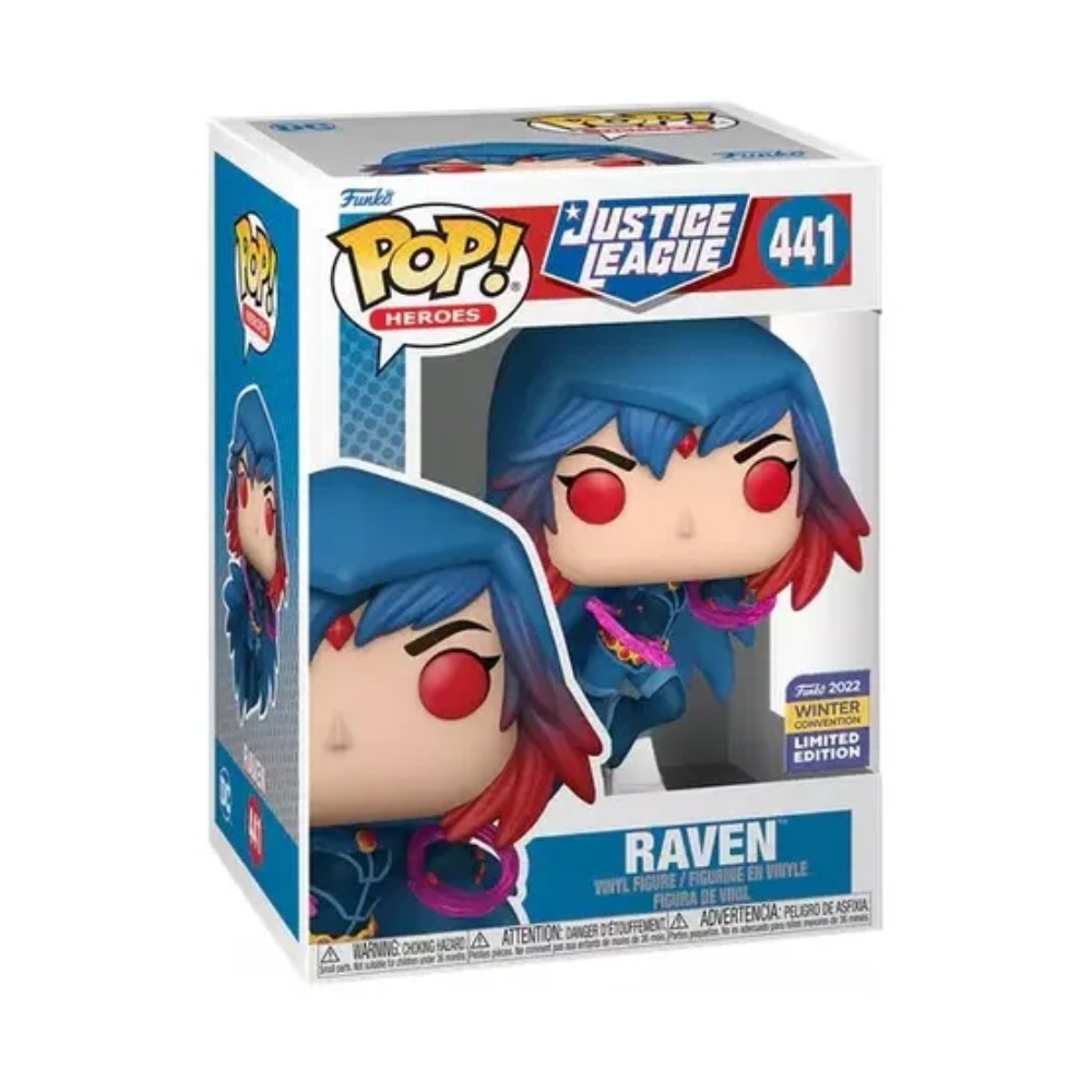 Funko Pop DC Justice League 441 Raven CCXP 2022 - Game Games - A Loja ...