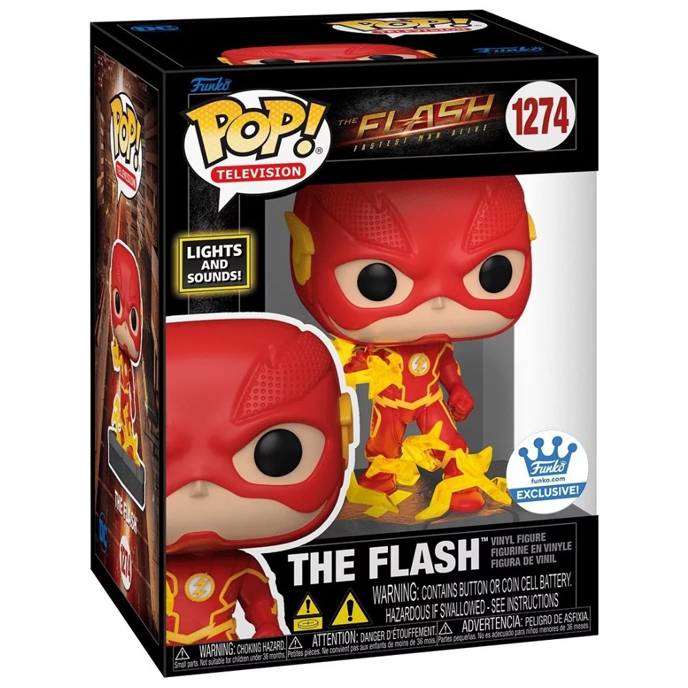 Funko Pop The Flash 1274 The Flash Lights & Sounds - Game Games - Loja ...