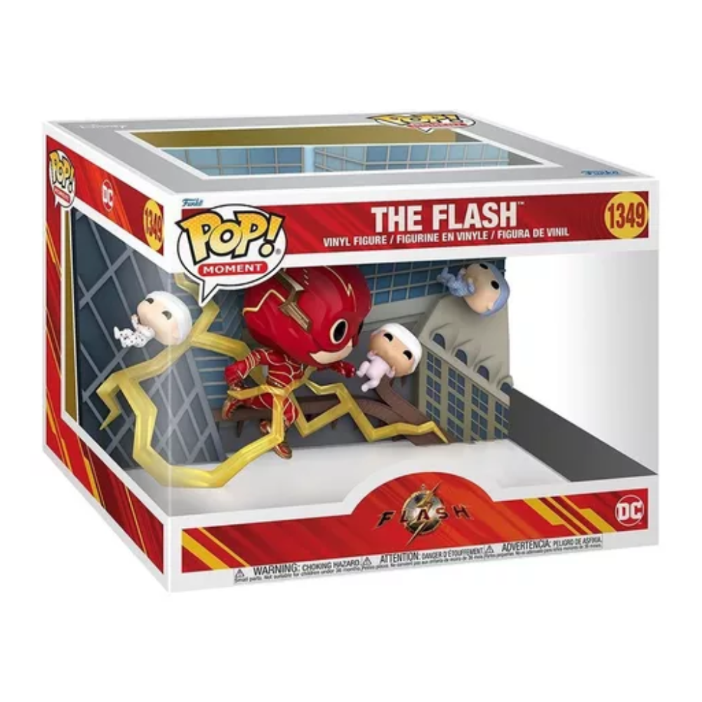 Funko Pop The Flash Movie 1349 Flash Moment - Game Games - A Loja Mais ...