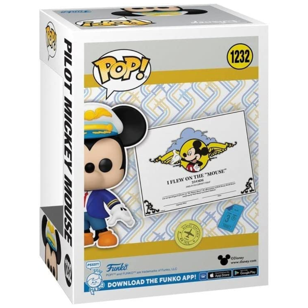 Funko Pop Disney 1232 Pilot Mickey Mouse D23 Expo - Game Games - A Loja ...