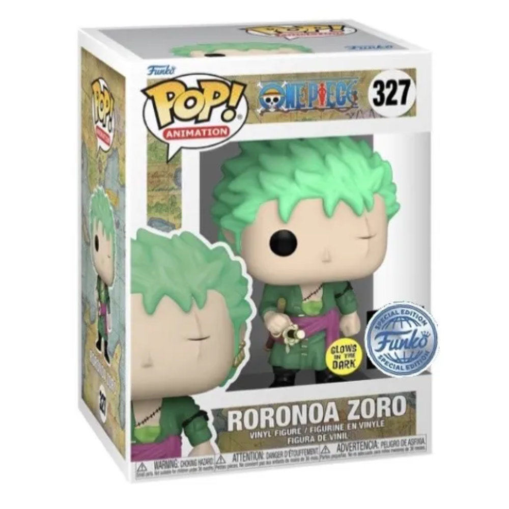 Funko Pop One Piece 327 Roronoa Zoro Special Glows - Game Games - A ...