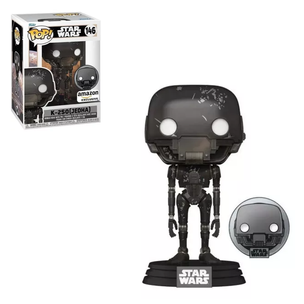 Funko Pop Star Wars 146 K-2SO (Jedha) c/ Pin Exclusive Funko Pop Star Wars 146 K-2SO (Jedha) c/ Pin Exclusive