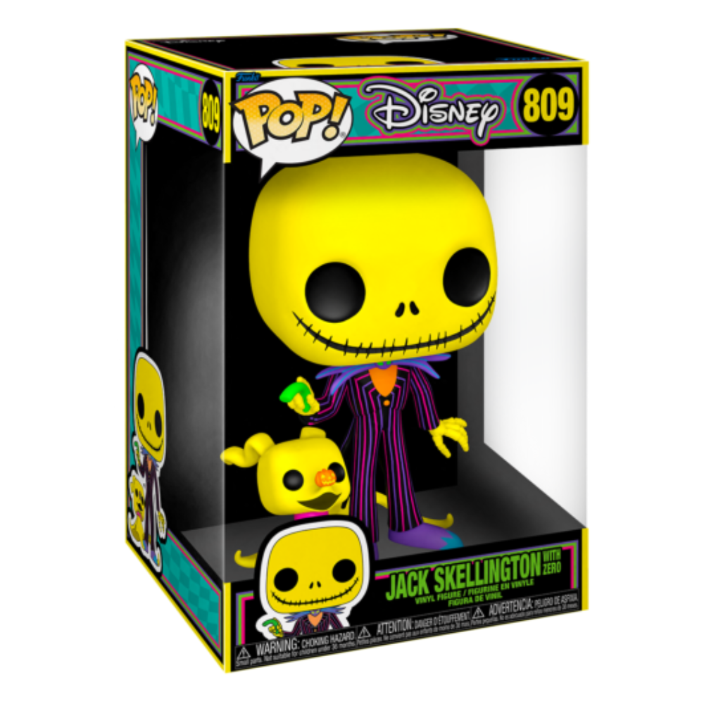 Funko Pop Disney 809 Jack Skellington W/Zero Special Edition - Game ...