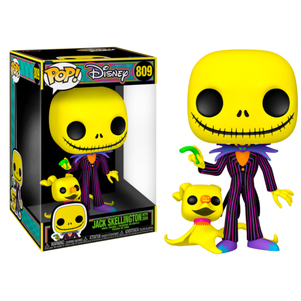 Funko Pop Disney 809 Jack Skellington W/Zero Special Edition - Game ...