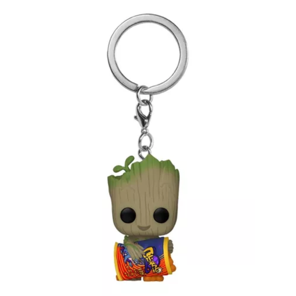 Chaveiro Funko Pocket Marvel Groot W/Cheese Puffs - Game Games - Loja ...