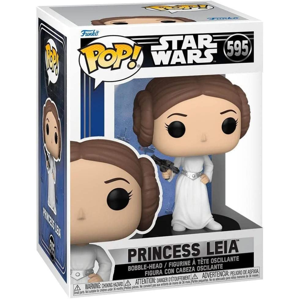 Funko Pop Star Wars 595 Princess Leia - Game Games - A Loja Mais POP do ...