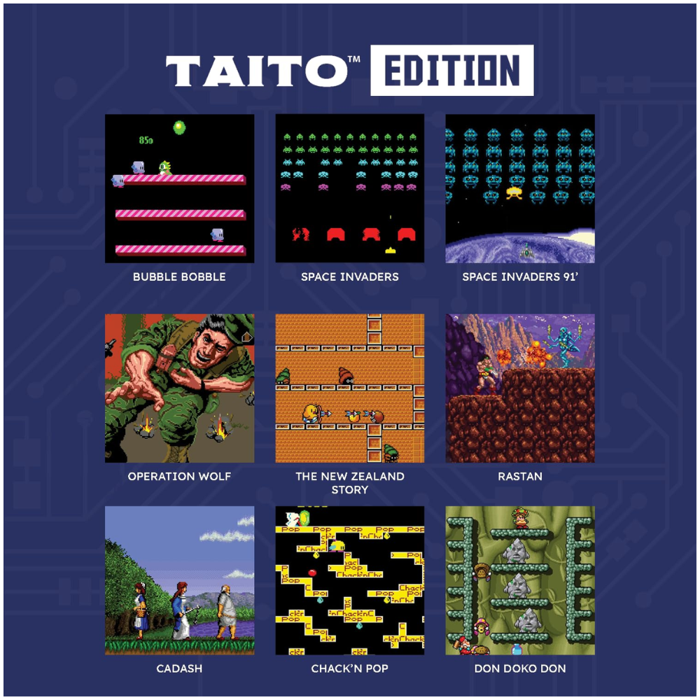 Blaze Evercade Taito Super Pocket Portátil - Game Games - A Loja Mais POP do Brasil | Vem Conhecer!