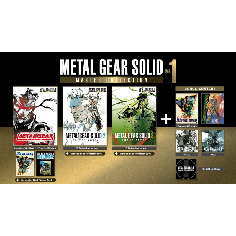 Metal Gear Solid Master Collection Vol.1 - PS5 - Game Games - A Loja ...