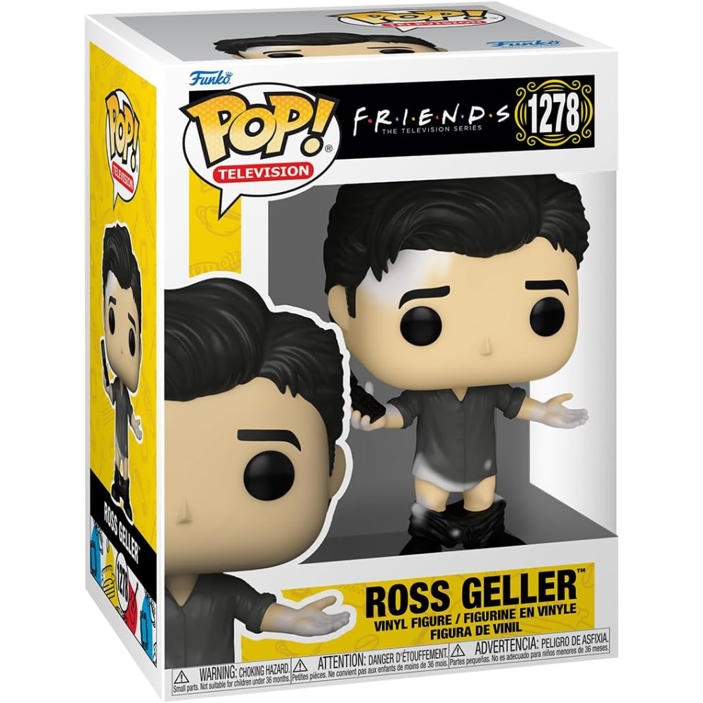 Funko Pop Friends 1278 Ross Geller in Leather Pants - Game Games - A ...
