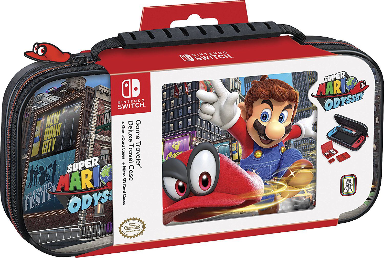 Deluxe Game Traveler Case Mario Odyssey - Switch, Lite e OLED - Game ...