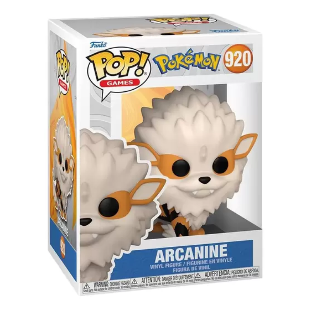 Funko Pop Pokémon 920 Arcanine - Game Games - A Loja Mais POP do Brasil ...