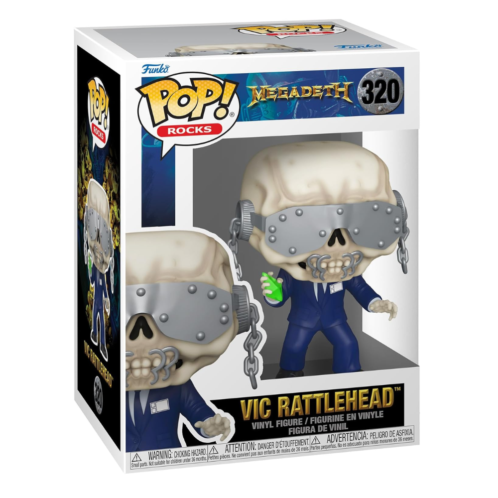 Funko Pop Megadeth 320 Vic Rattlehead - Game Games - A Loja Mais POP do ...