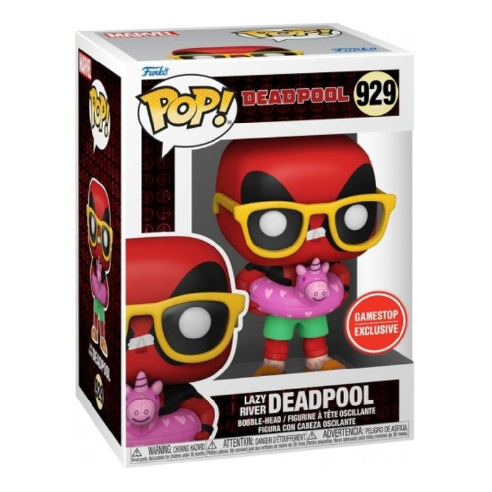 Funko Pop Deadpool 929 Lazy River Deadpool Special Edition - Game Games ...