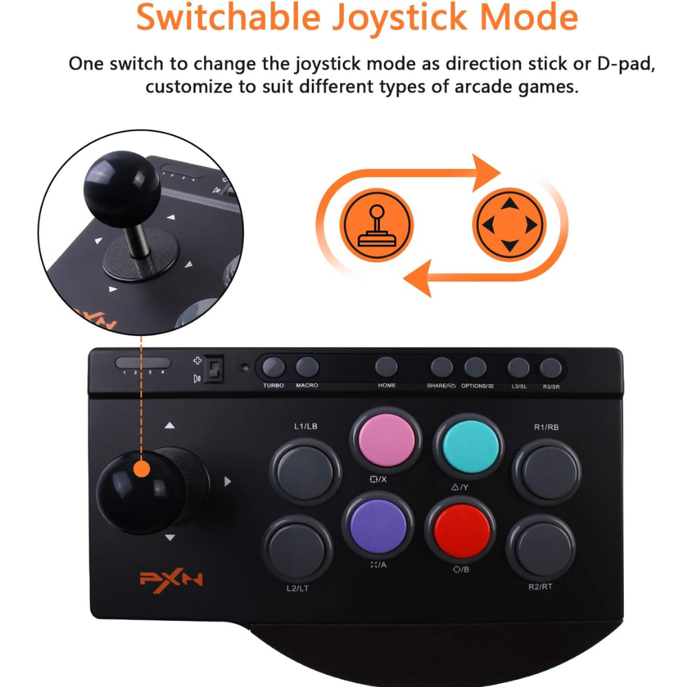 Arcade Stick USB Joystick - PC, Consoles, Android TV Box - Game Games ...